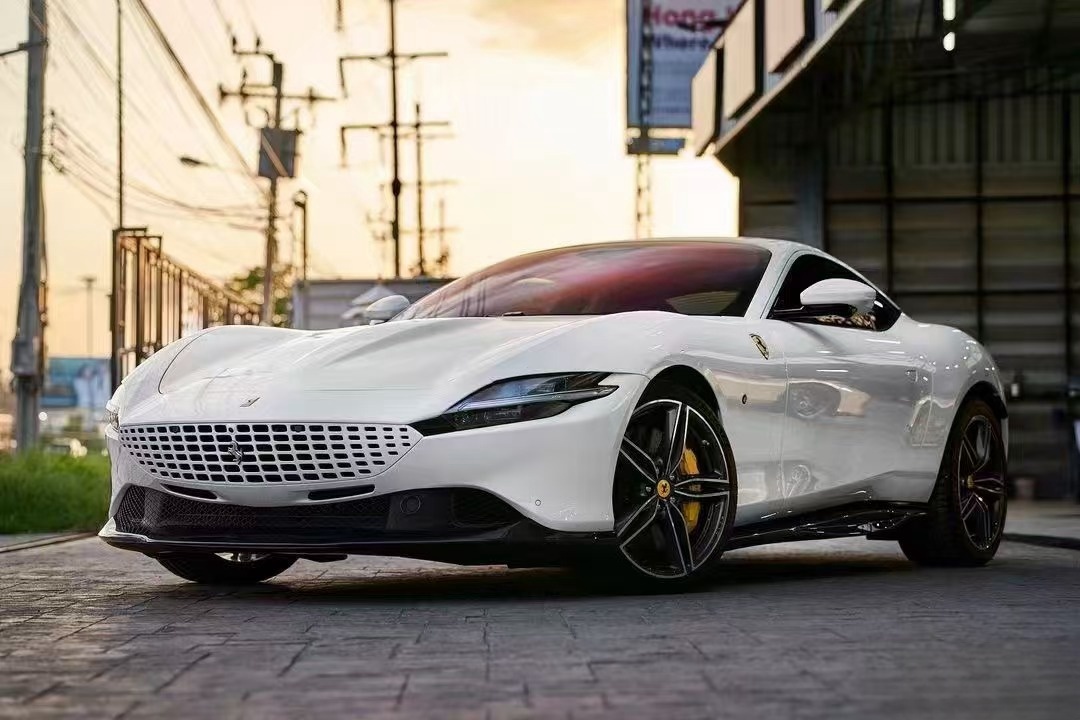 Ferrari Roma Upgrade NVT Style Carbon Fiber Body Kit Front Lip Rear ...