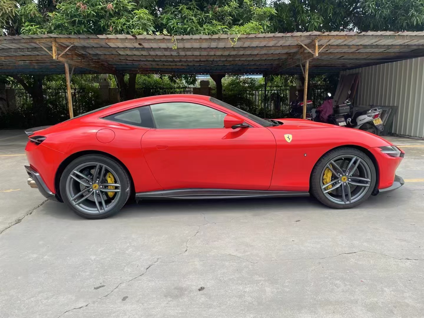 Ferrari Roma Upgrade OEM Style Carbon Fiber Body Kit Front Lip Rear ...