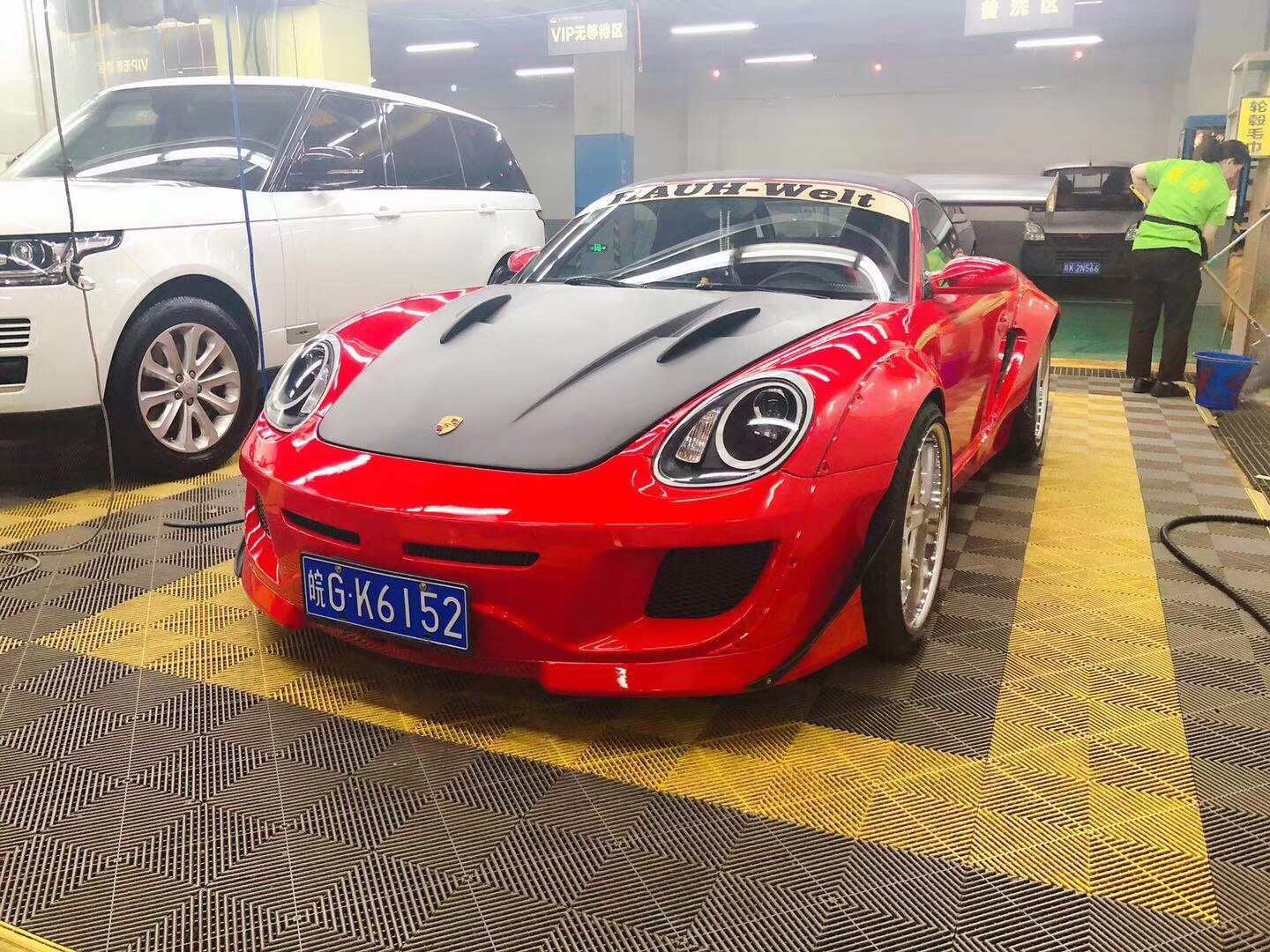 Porsche 987 Upgrade RB Style Wide Body Kit Front Bumper Rear Bumper ...