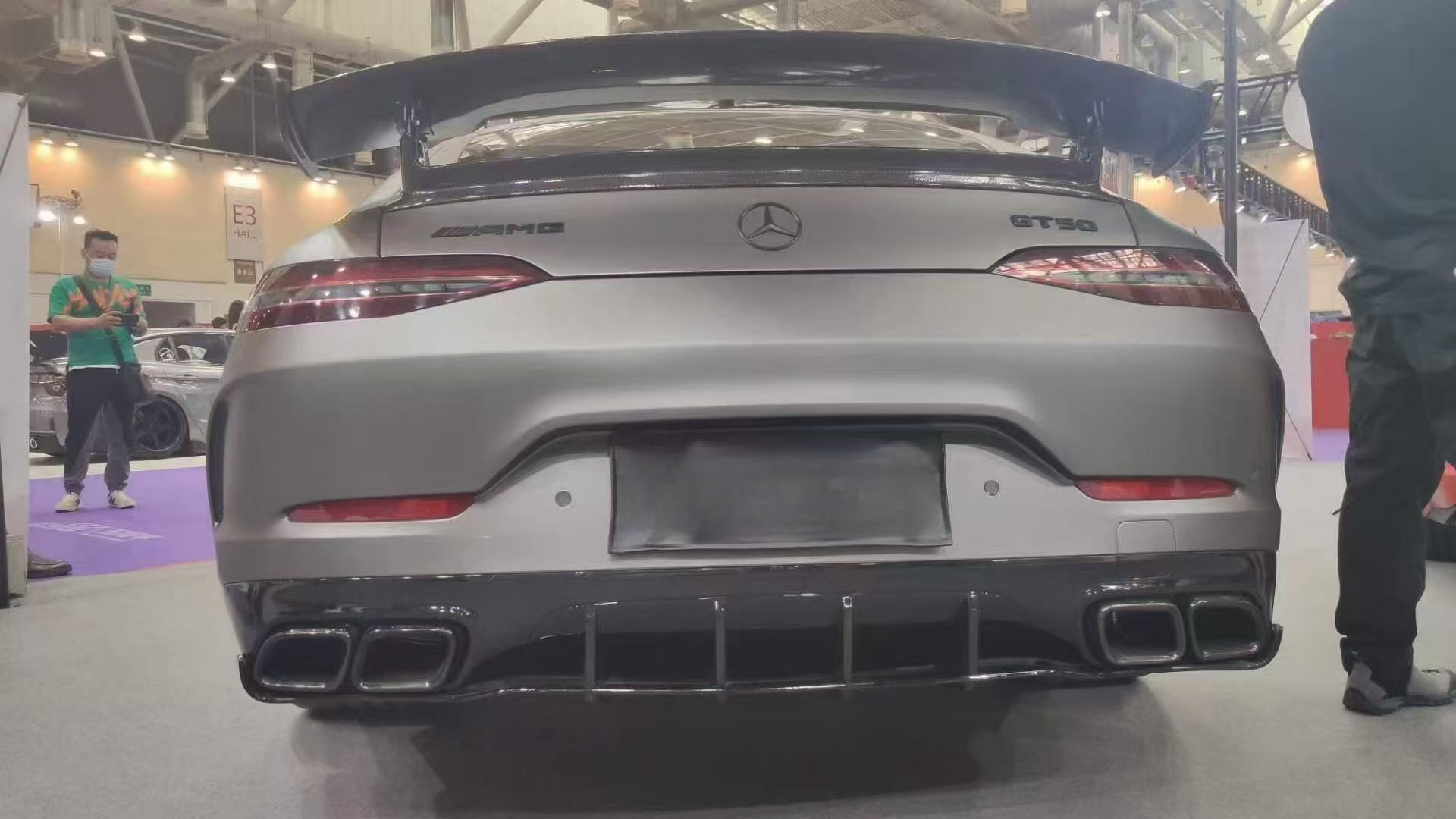 Mercedes-Benz C190 AMG-GT 4Door Upgrade Edition Style Body Kit Front ...