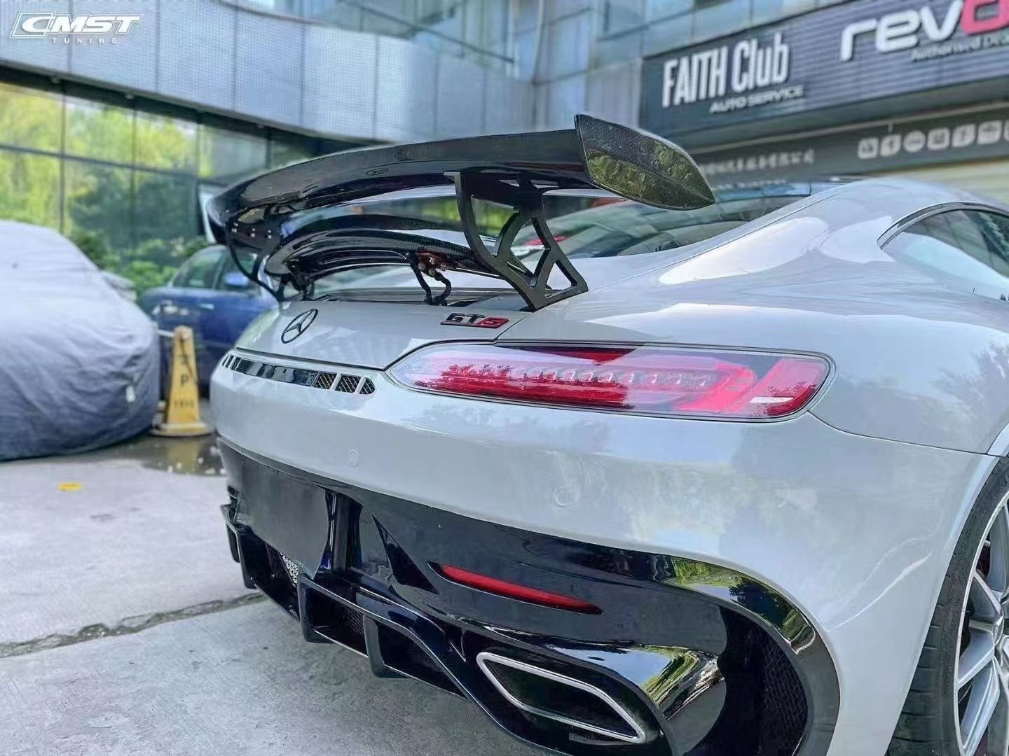 Mercedes-Benz C190 AMG-GT 2Door Upgrade BS Style Body Kit Front Bumper ...