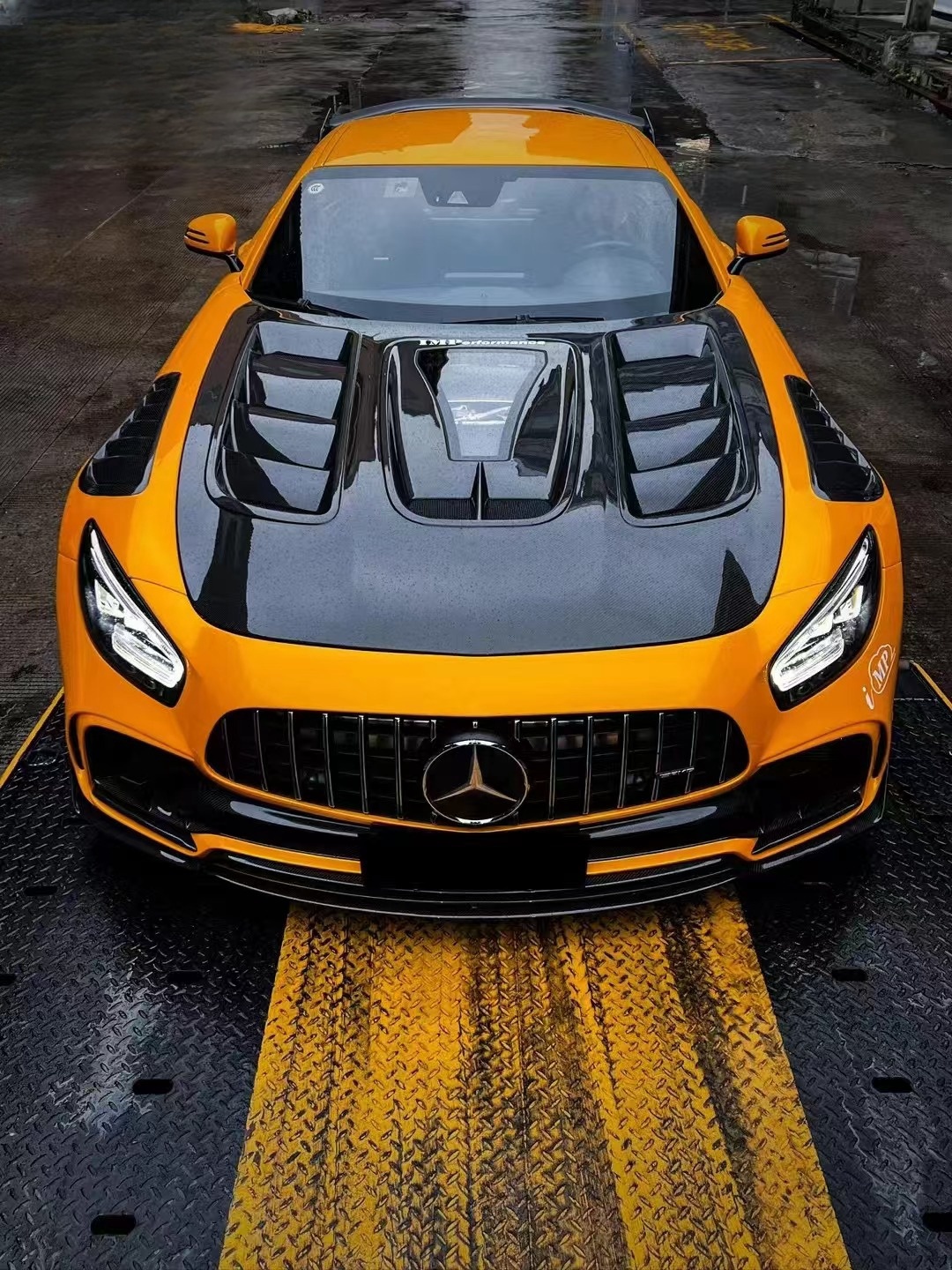 Mercedes-Benz C190 AMG-GT 2Door Upgrade IMP2 Style Body Kit Front ...