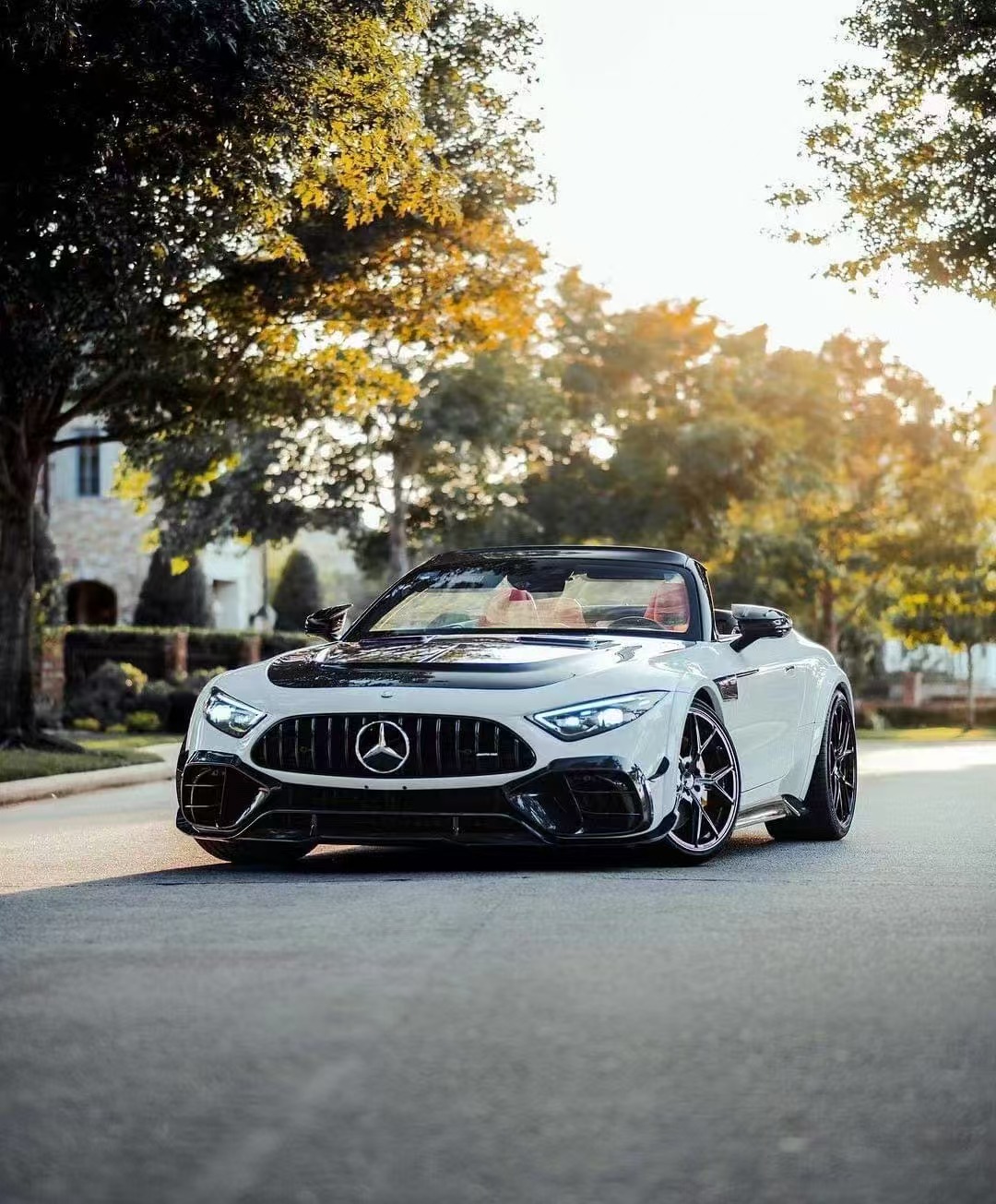Mercedes-Benz R232 SL Upgrade MS Style Wide Body Kit Front Bumper Rear ...